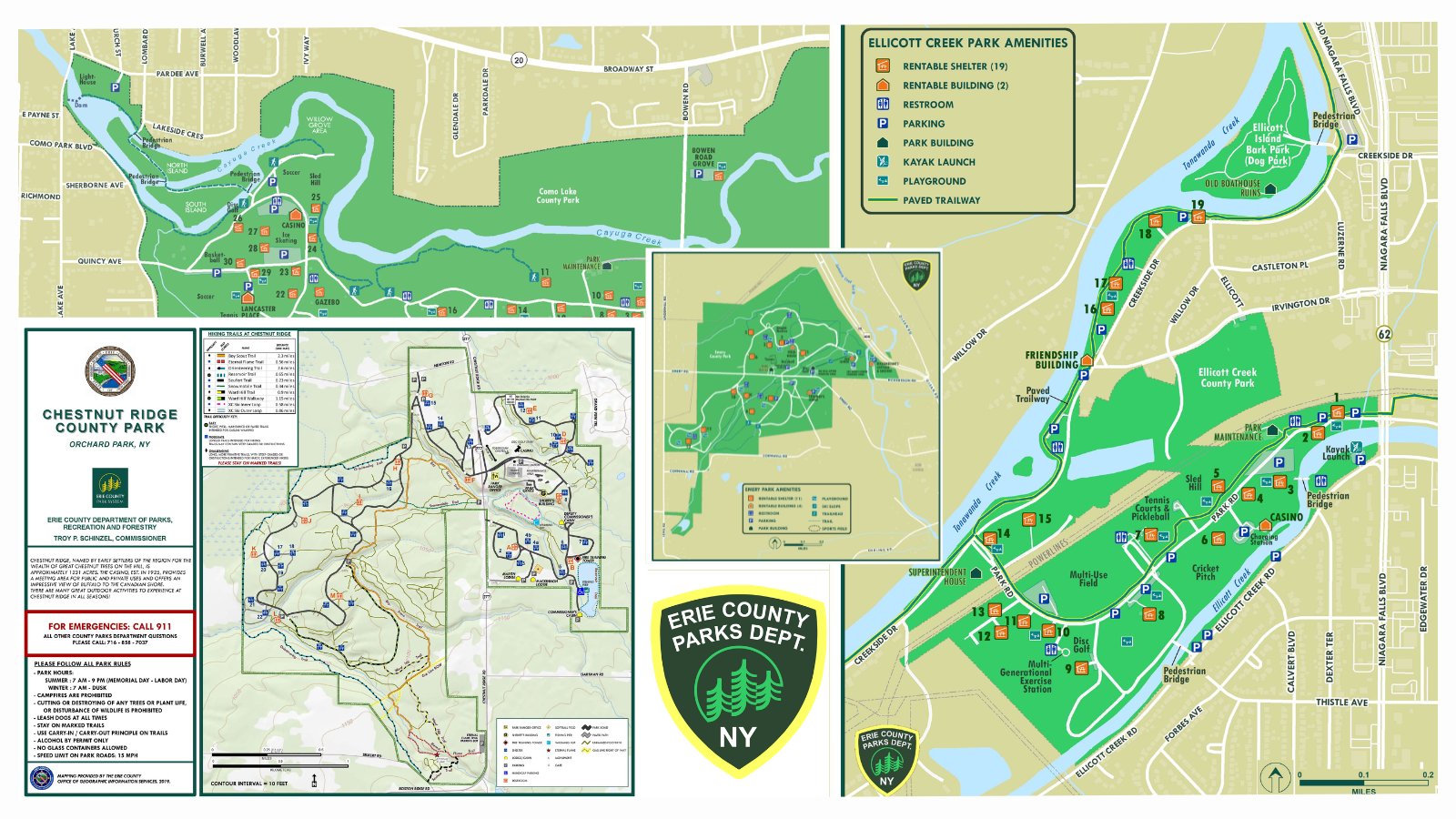 Erie County Parks release new maps – All WNY