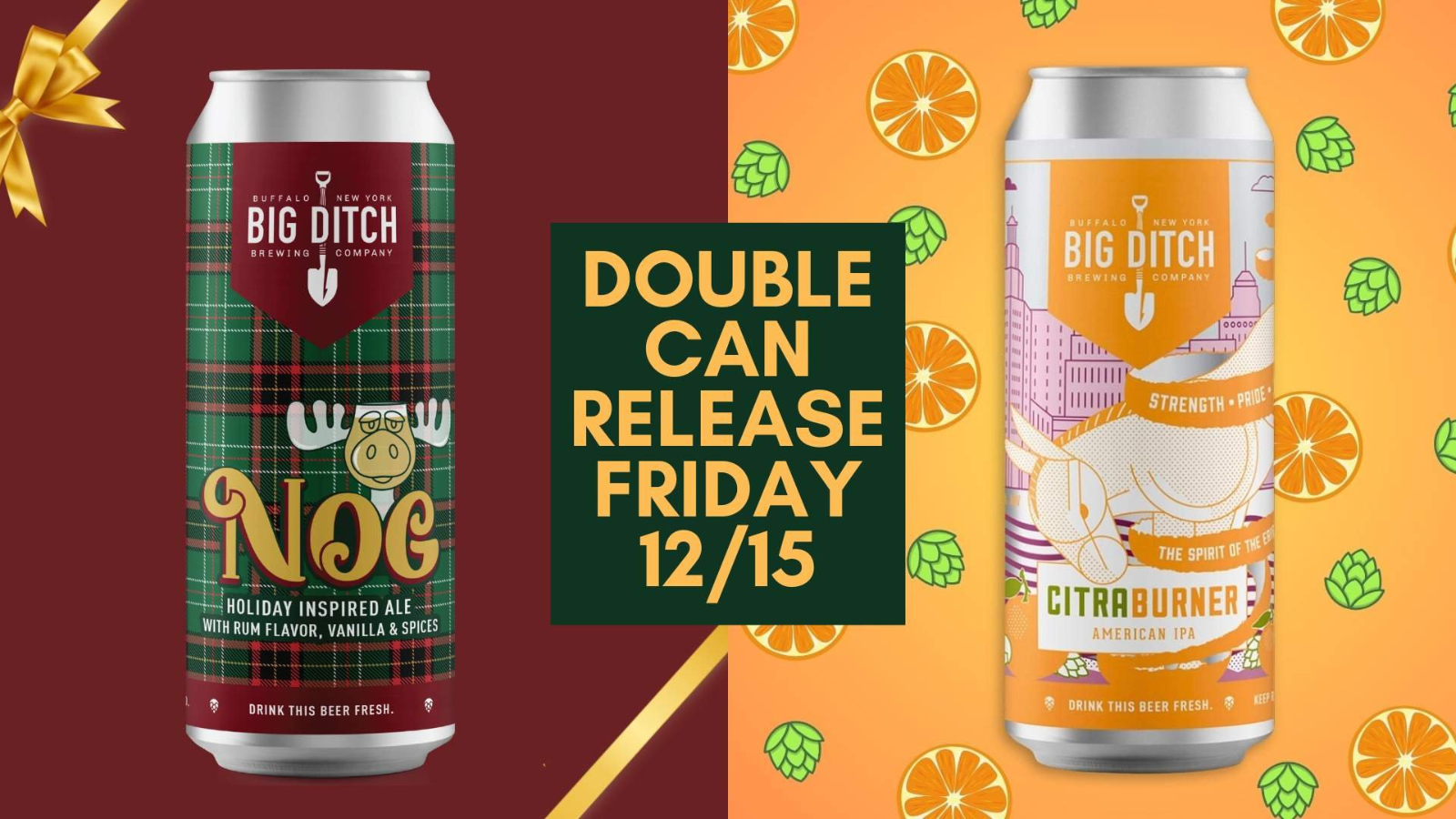 Big Ditch to release holiday, citrus cans on Friday – All WNY
