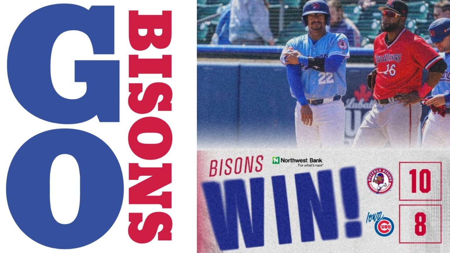 Bisons win high-scoring affair over Iowa Cubs – All WNY