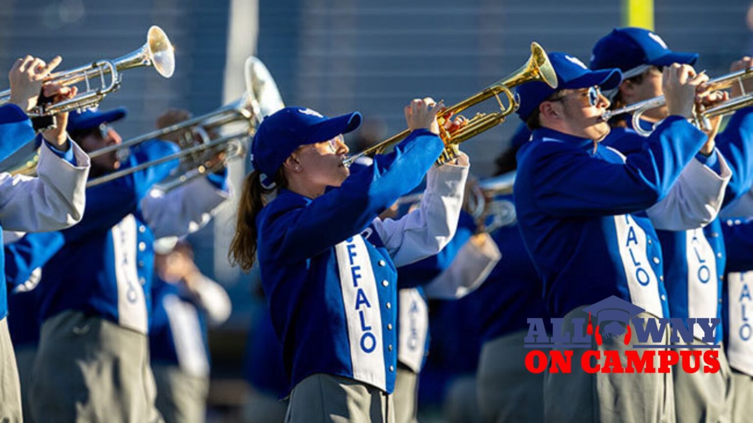Local students participate in University at Buffalo Marching Band for ...