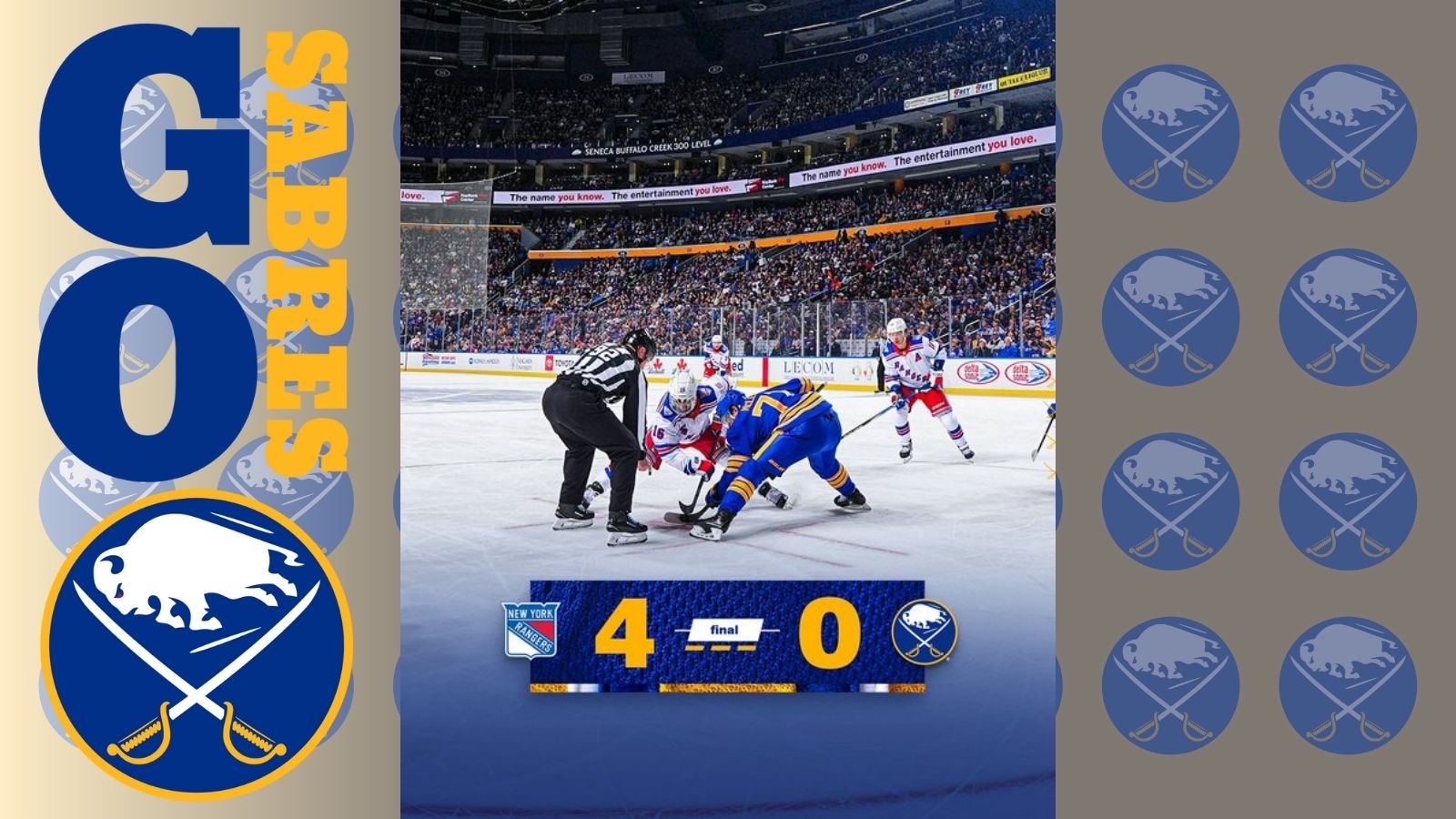 Sabres open regular season with 4-0 loss to Rangers – All WNY