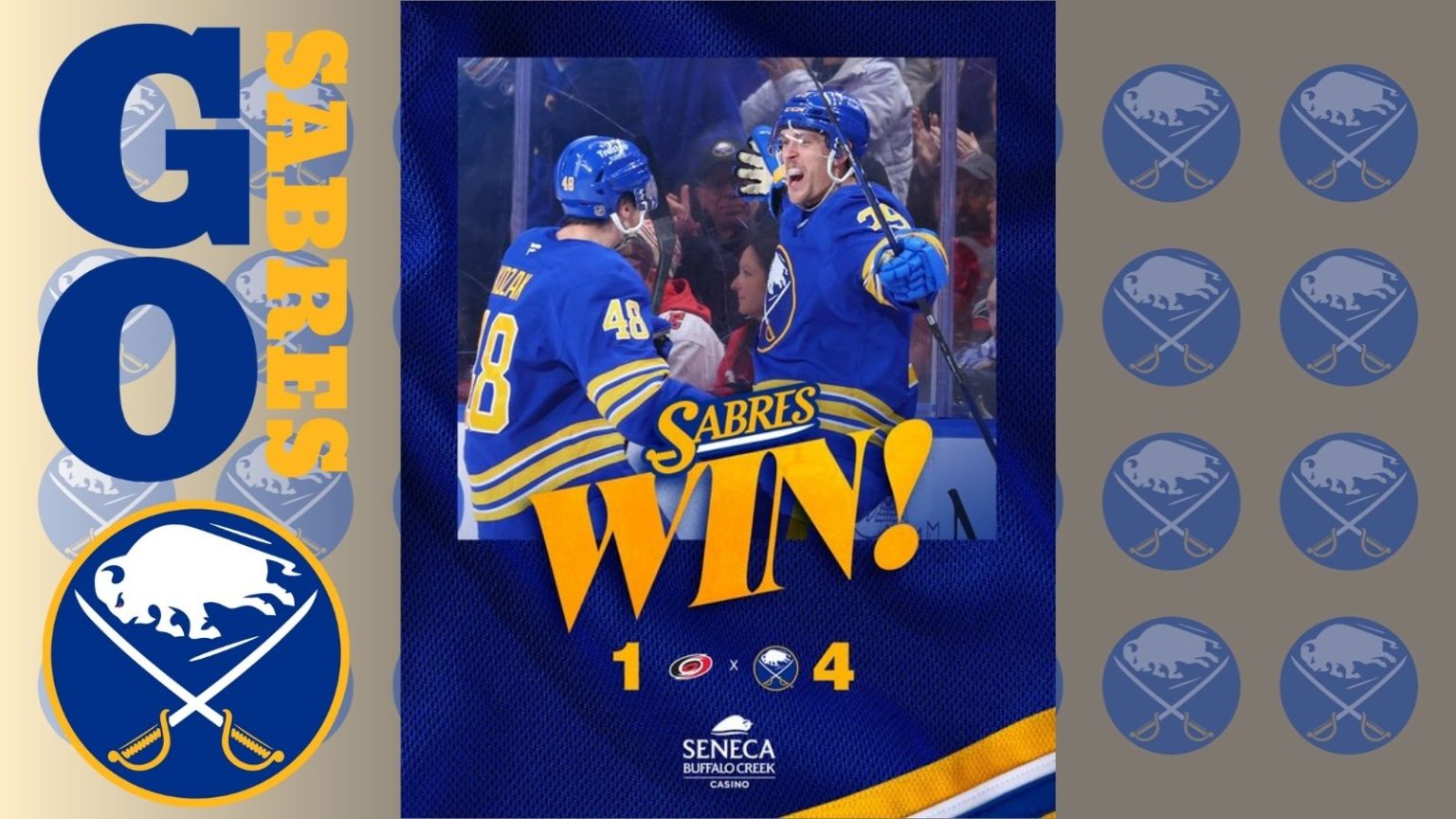 Sabres win afternoon game over Hurricanes – All WNY