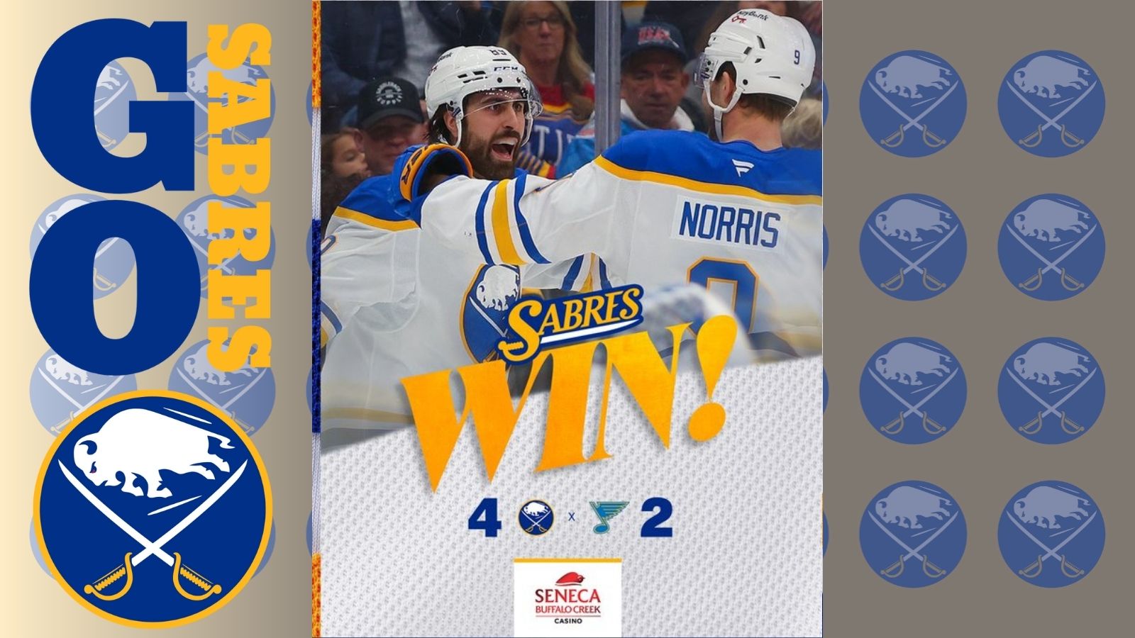 Sabres’ streak continues with 4-2 win over Blues – All WNY